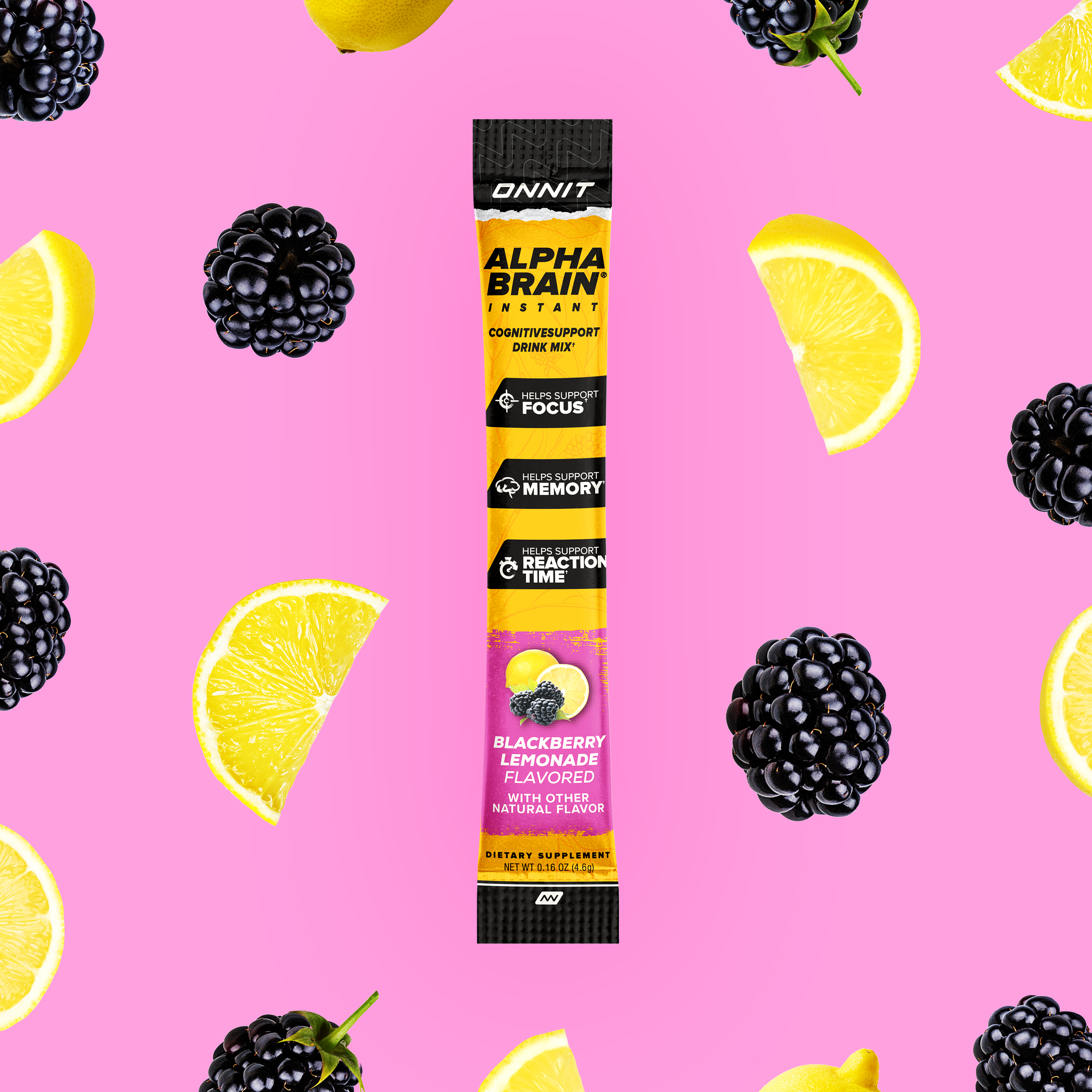 Alpha Brain® Instant: Great-tasting Nootropic Drink Mix | Onnit